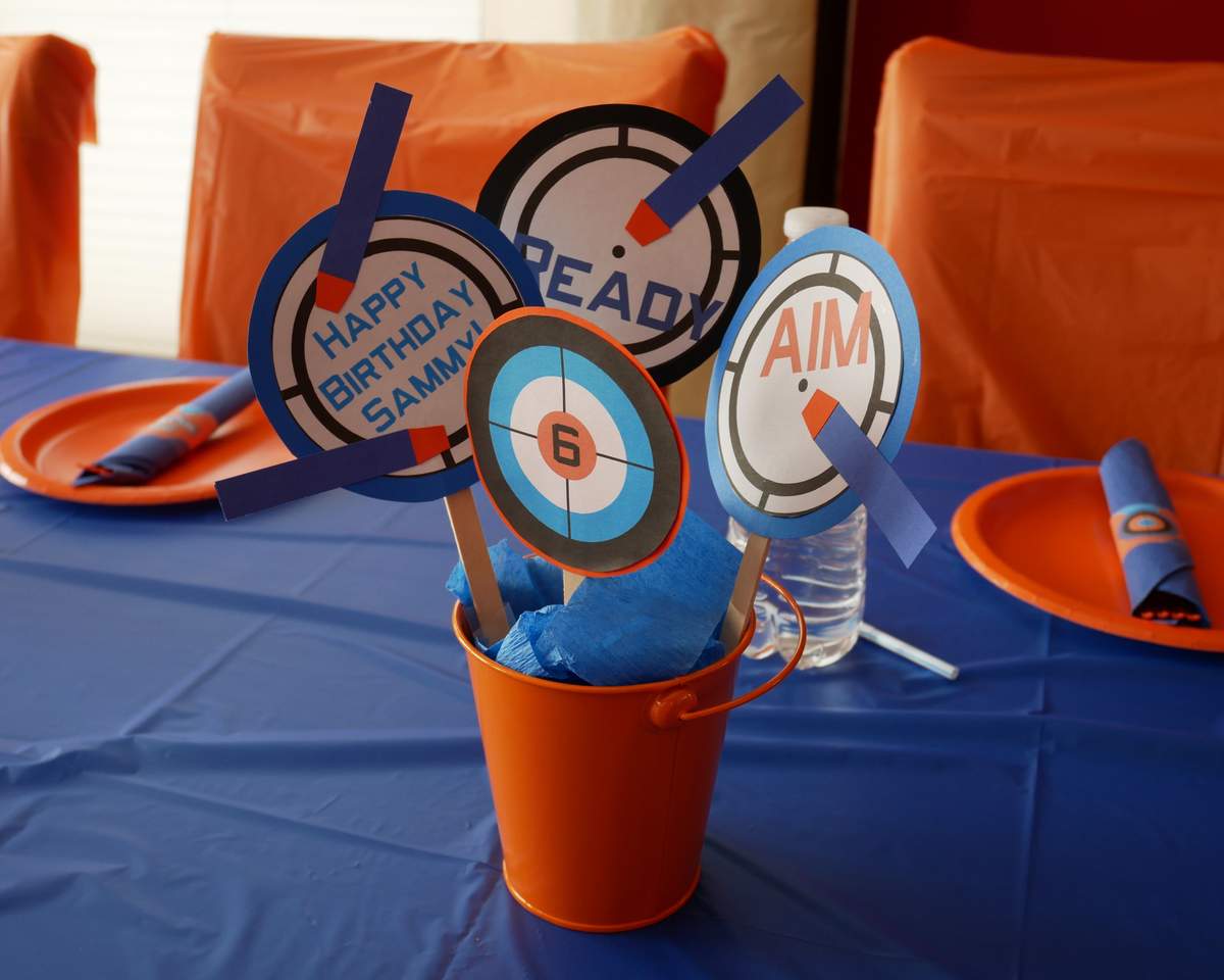 NERF Birthday Party Ideas | Photo 8 of 18 | Catch My Party