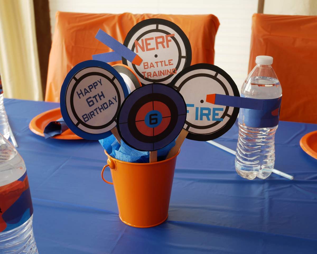 NERF Birthday Party Ideas | Photo 14 of 18 | Catch My Party