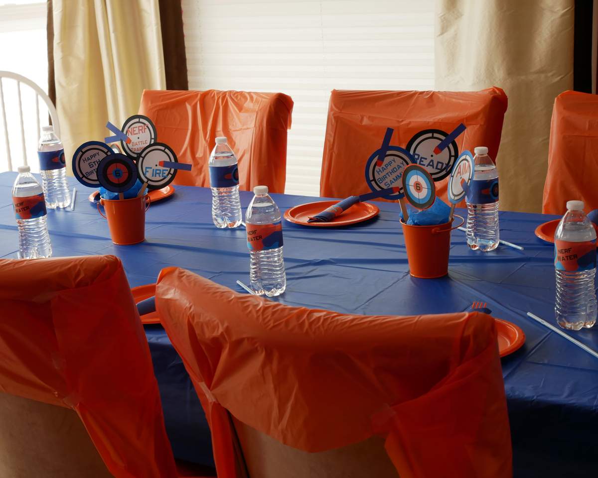 NERF Birthday Party Ideas | Photo 1 of 18 | Catch My Party