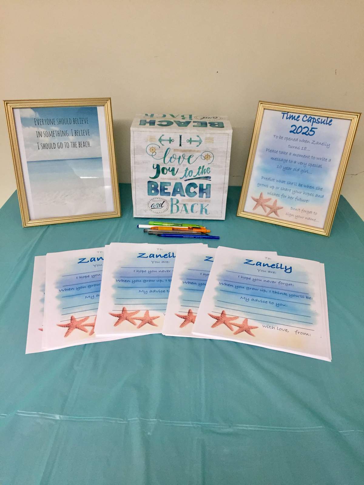 Beach Birthday Party Ideas | Photo 8 of 11 | Catch My Party