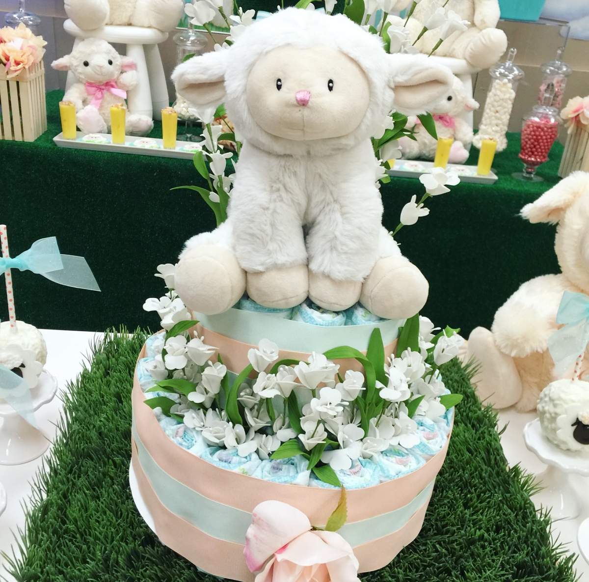 Baby Lamb Baby Shower Party Ideas | Photo 1 of 13 | Catch My Party