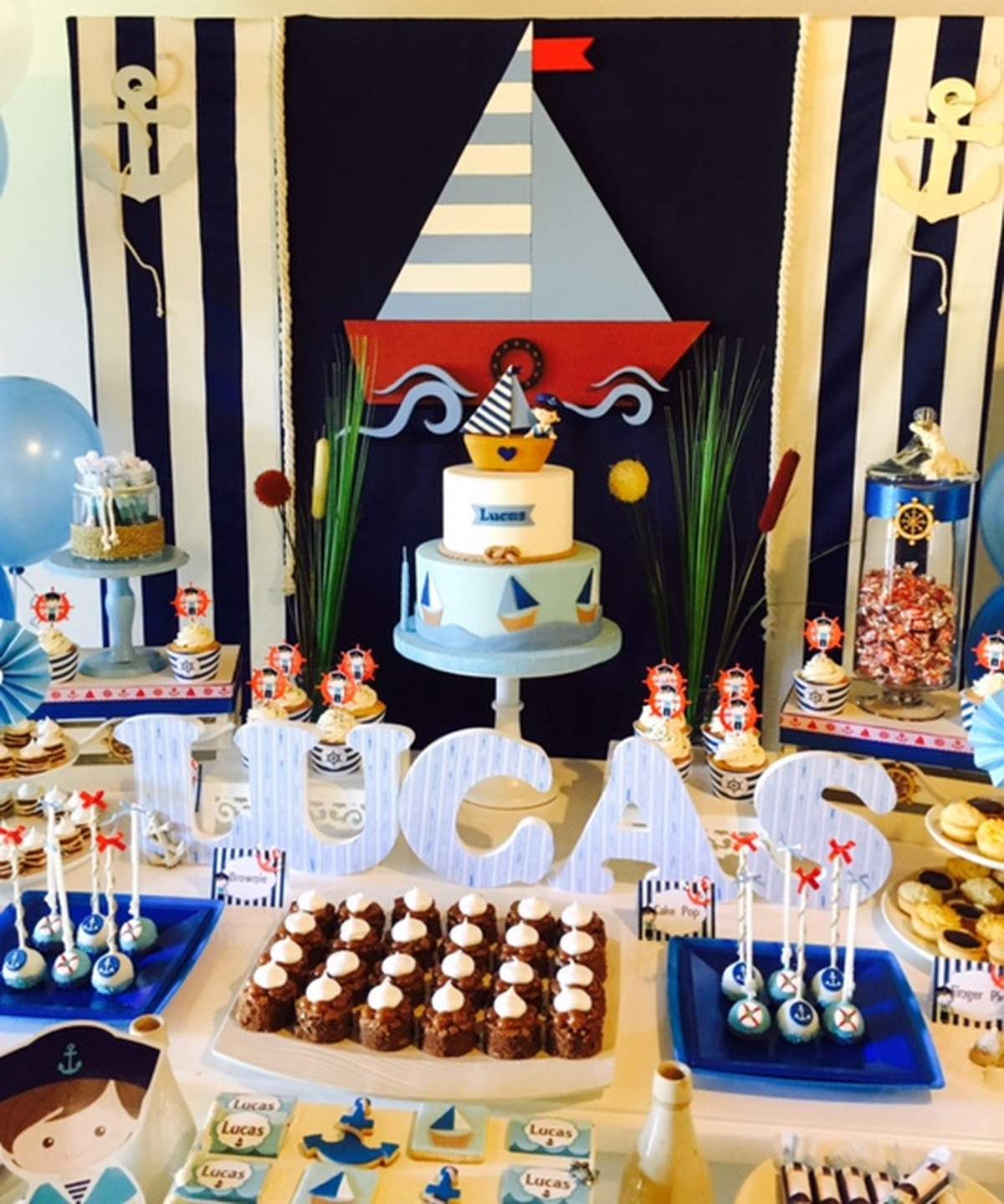 Nautical / Birthday "Blue Nautical Party" | Catch My Party