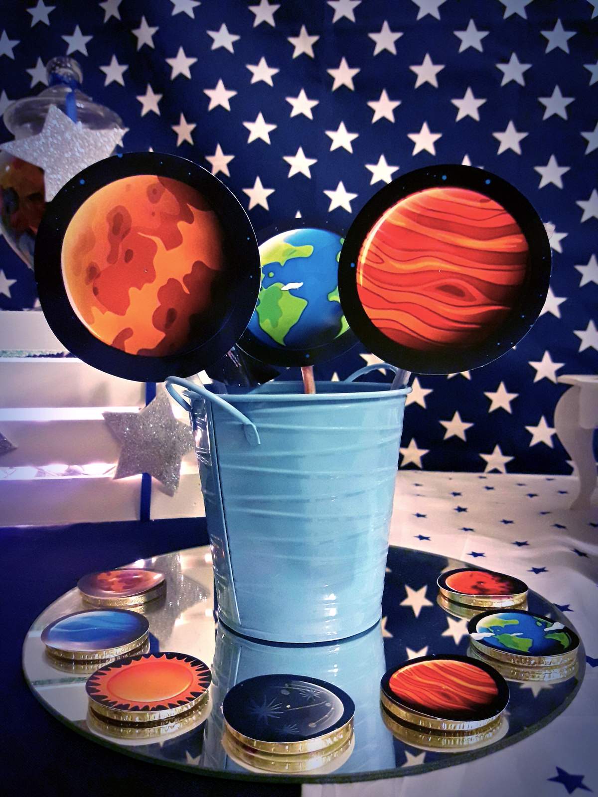 Rockets / Outer space Birthday Party Ideas | Photo 9 of 17 | Catch My Party