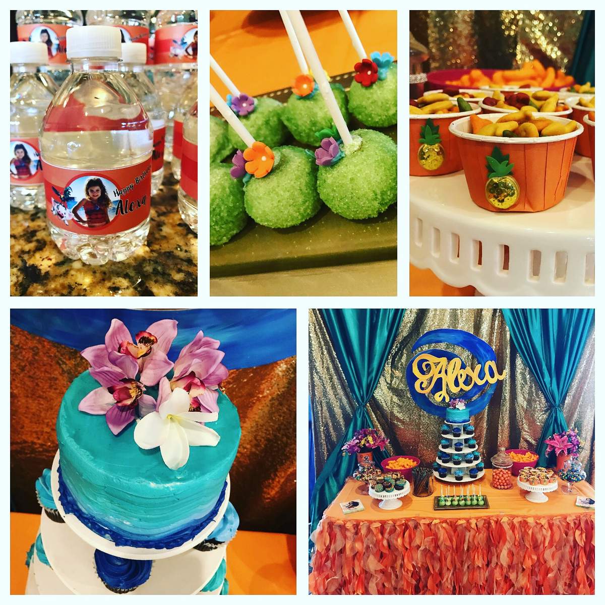 Moana / Birthday "Alexa's Moana 5th Birthday party" | Catch My Party