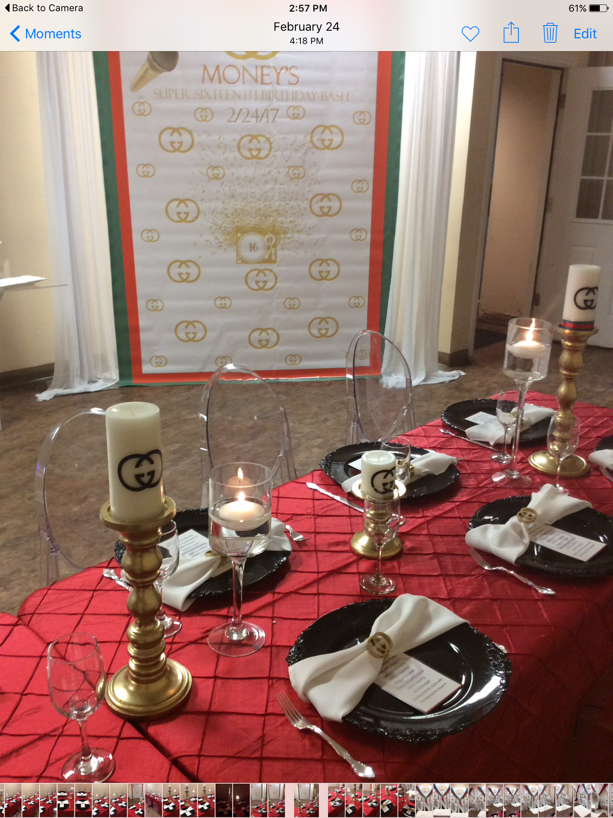 Gucci Birthday Party Ideas | Photo 3 of 16 | Catch My Party