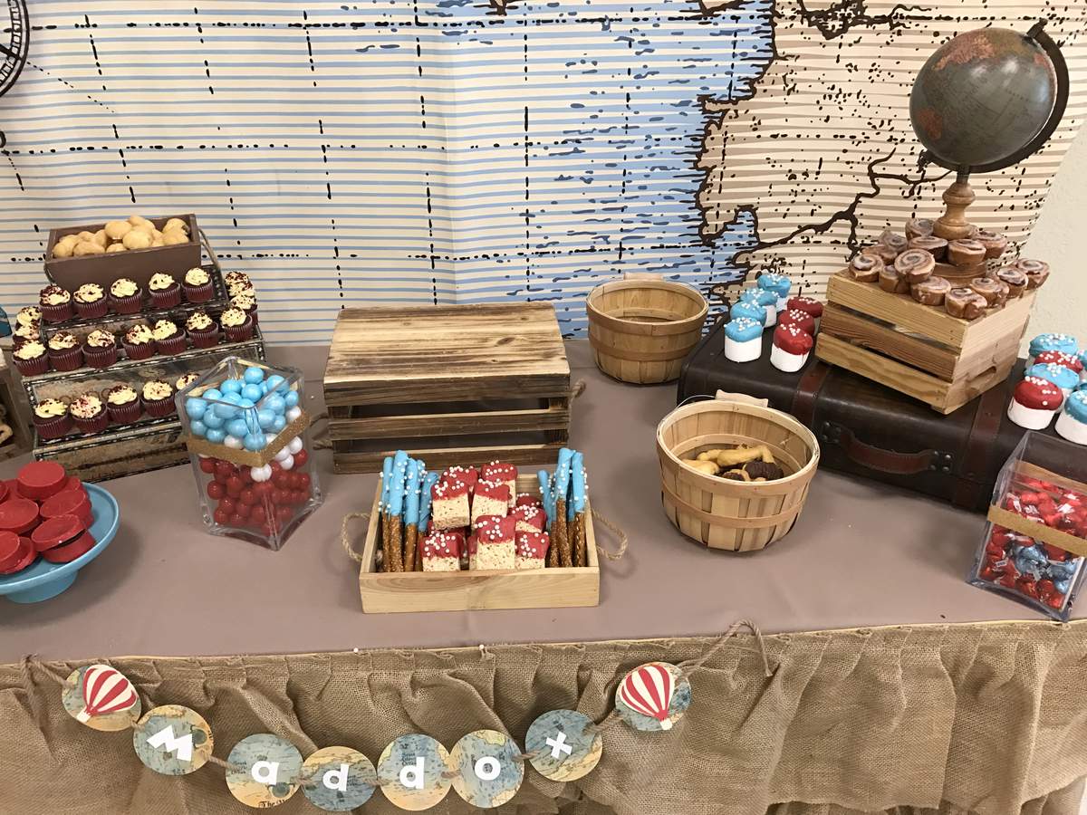 Around the world Baby Shower Party Ideas | Photo 1 of 16 | Catch My Party