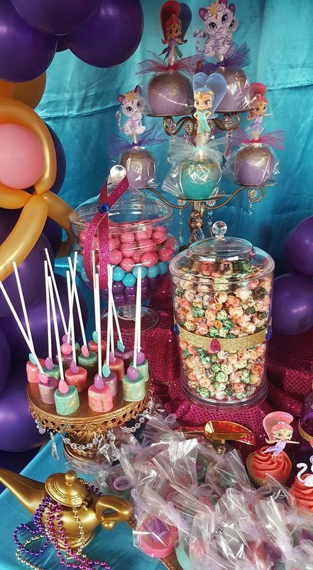 Shimmer and Shine Birthday Party Ideas | Photo 11 of 14 | Catch My Party