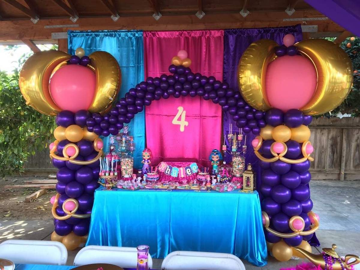 Shimmer and Shine Birthday Party Ideas | Photo 6 of 14 | Catch My Party
