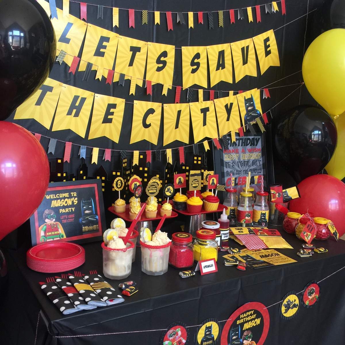 Lego batman / Birthday "Lego Batman Save the City party" | Catch My Party