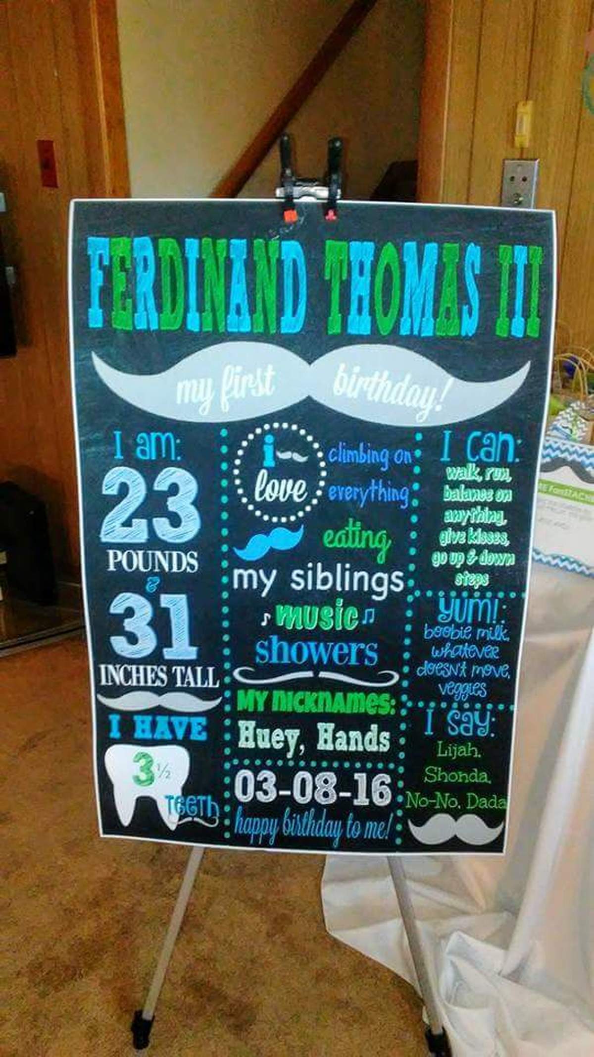 Mustache Birthday Party Ideas | Photo 2 of 12 | Catch My Party