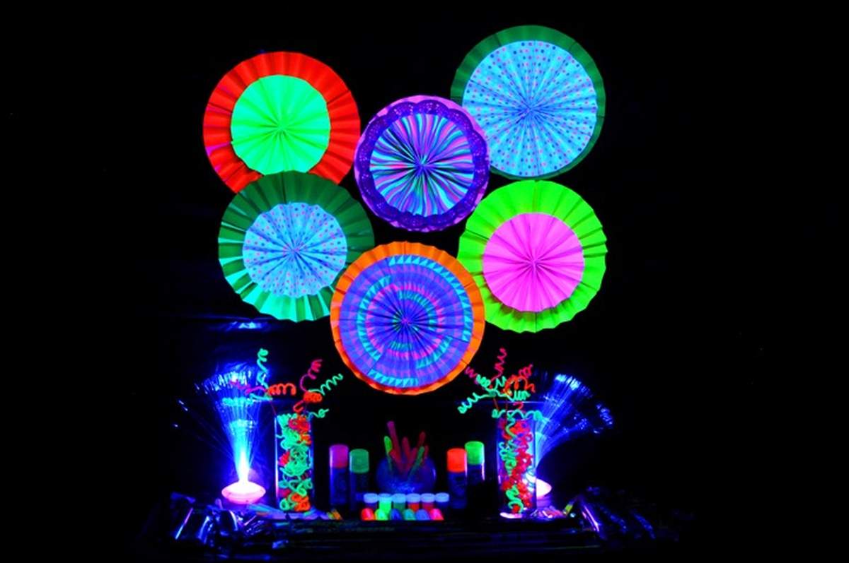 Neon / Glow in the Dark Birthday Party Ideas | Photo 1 of 10 | Catch My ...