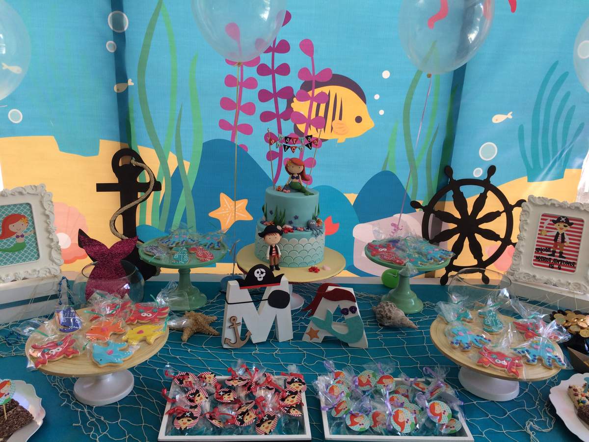 Mermaids and Pirates Birthday Party Ideas | Photo 1 of 21 | Catch My Party