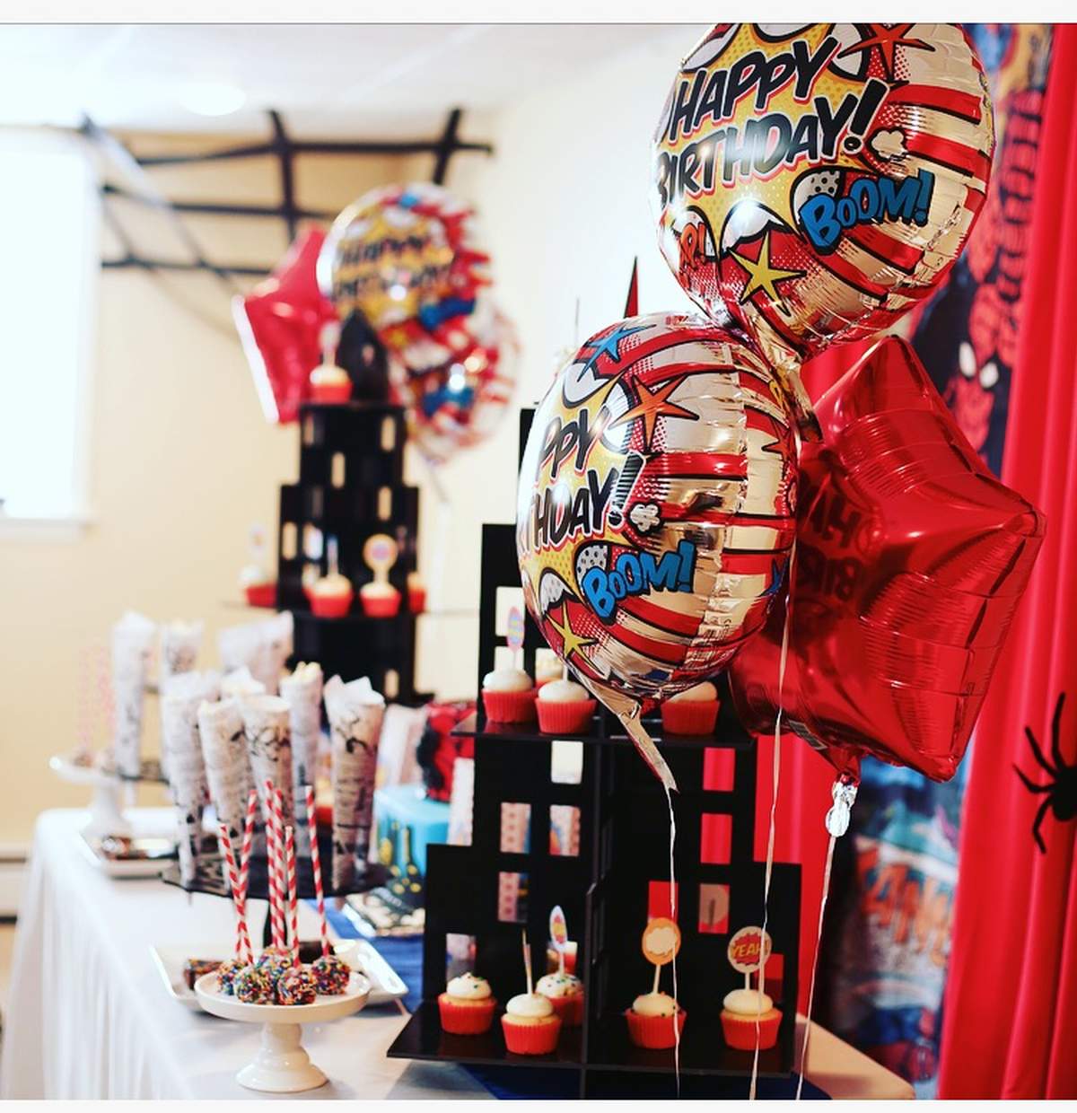The amazing Spider-Man Birthday Party Ideas | Photo 9 of 21 | Catch My ...