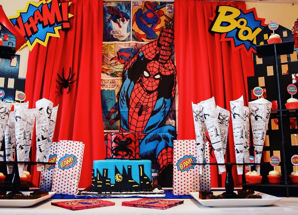 The amazing Spider-Man Birthday Party Ideas | Photo 1 of 21 | Catch My ...