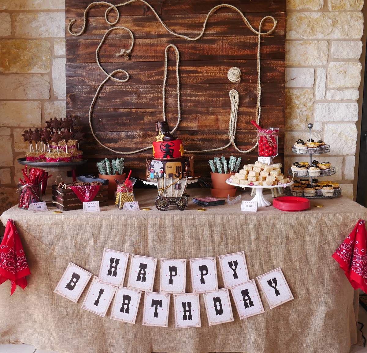 Wild West Birthday Party Ideas | Photo 1 of 27 | Catch My Party