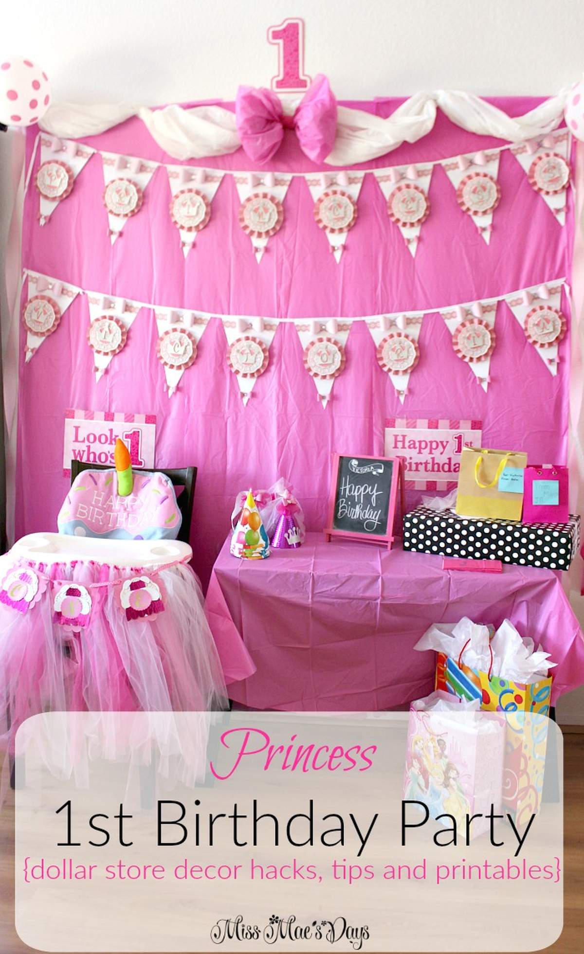 Pink Princess Birthday Party Ideas | Photo 14 of 15 | Catch My Party