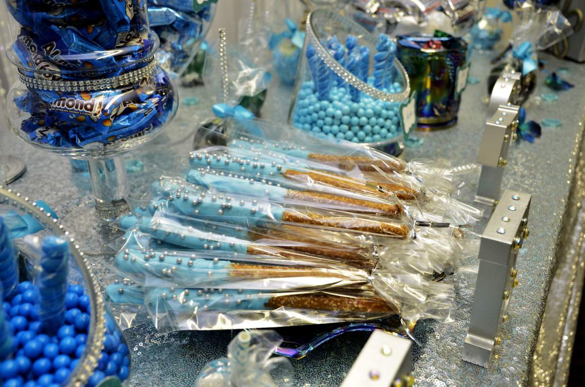 Aqua Bling Pastorial Anniversary Party Ideas | Photo 1 of 16 | Catch My ...