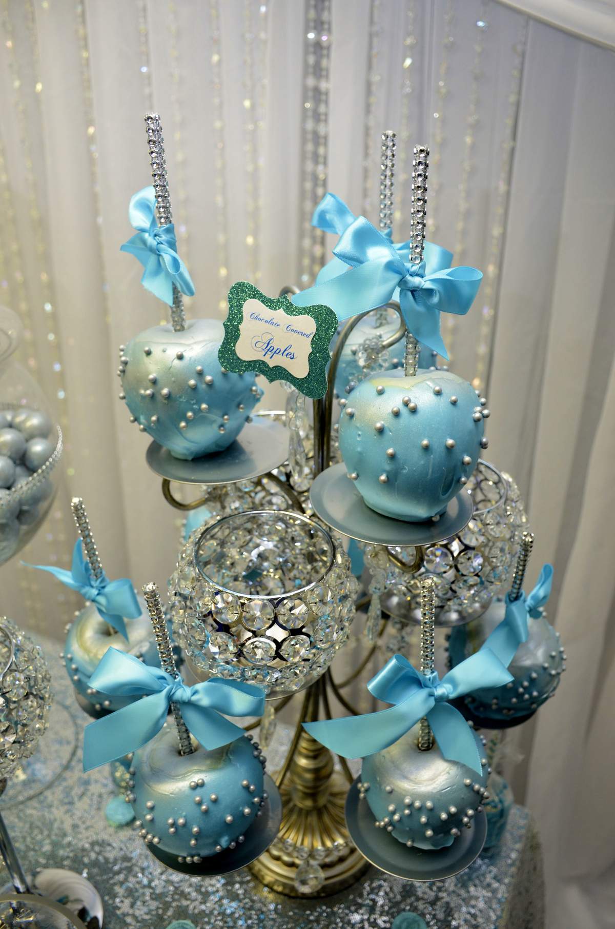 Aqua Bling Pastorial Anniversary Party Ideas | Photo 1 of 16 | Catch My ...