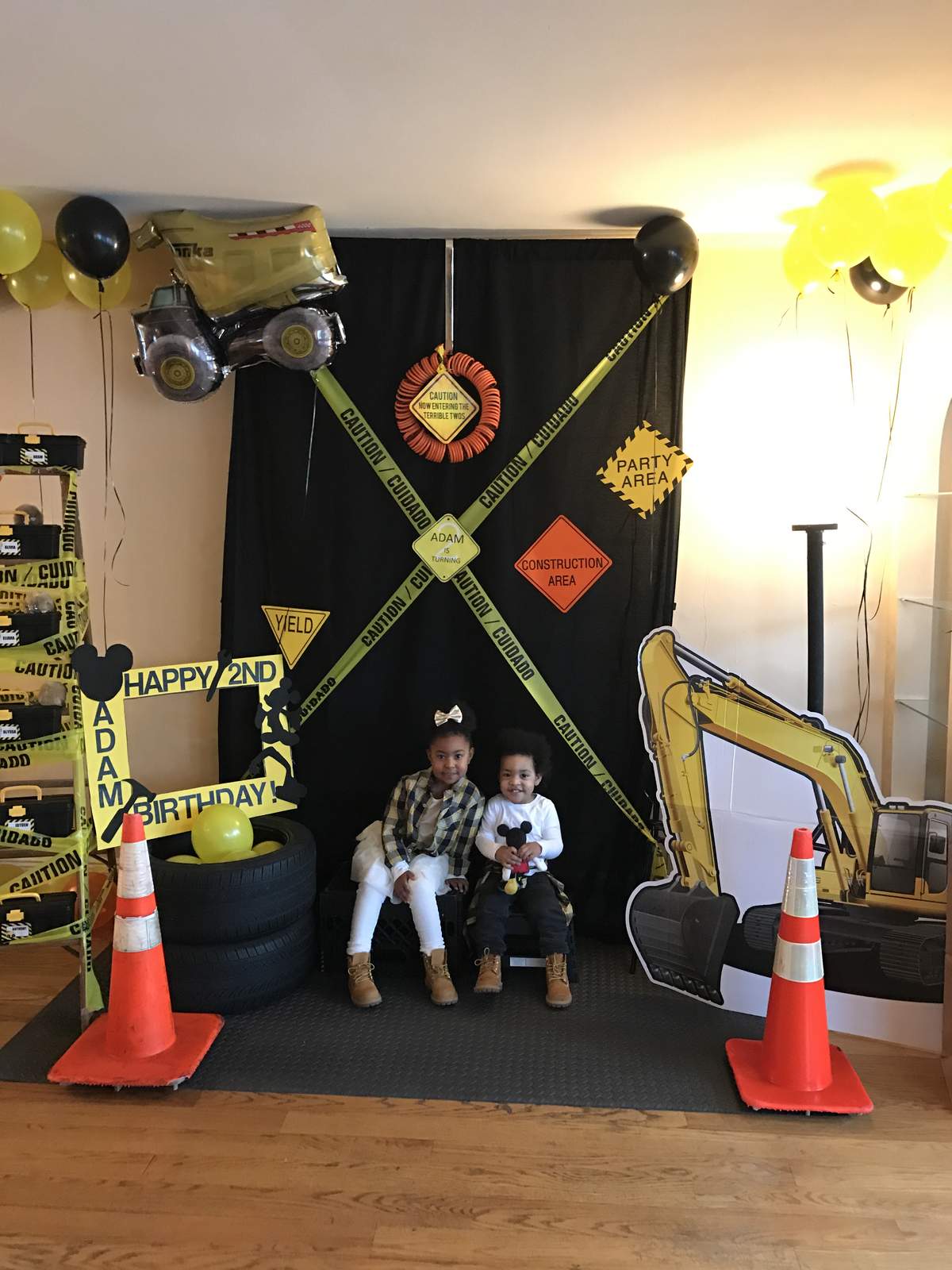 Construction Mickey Birthday Party Ideas | Photo 1 of 13 | Catch My Party