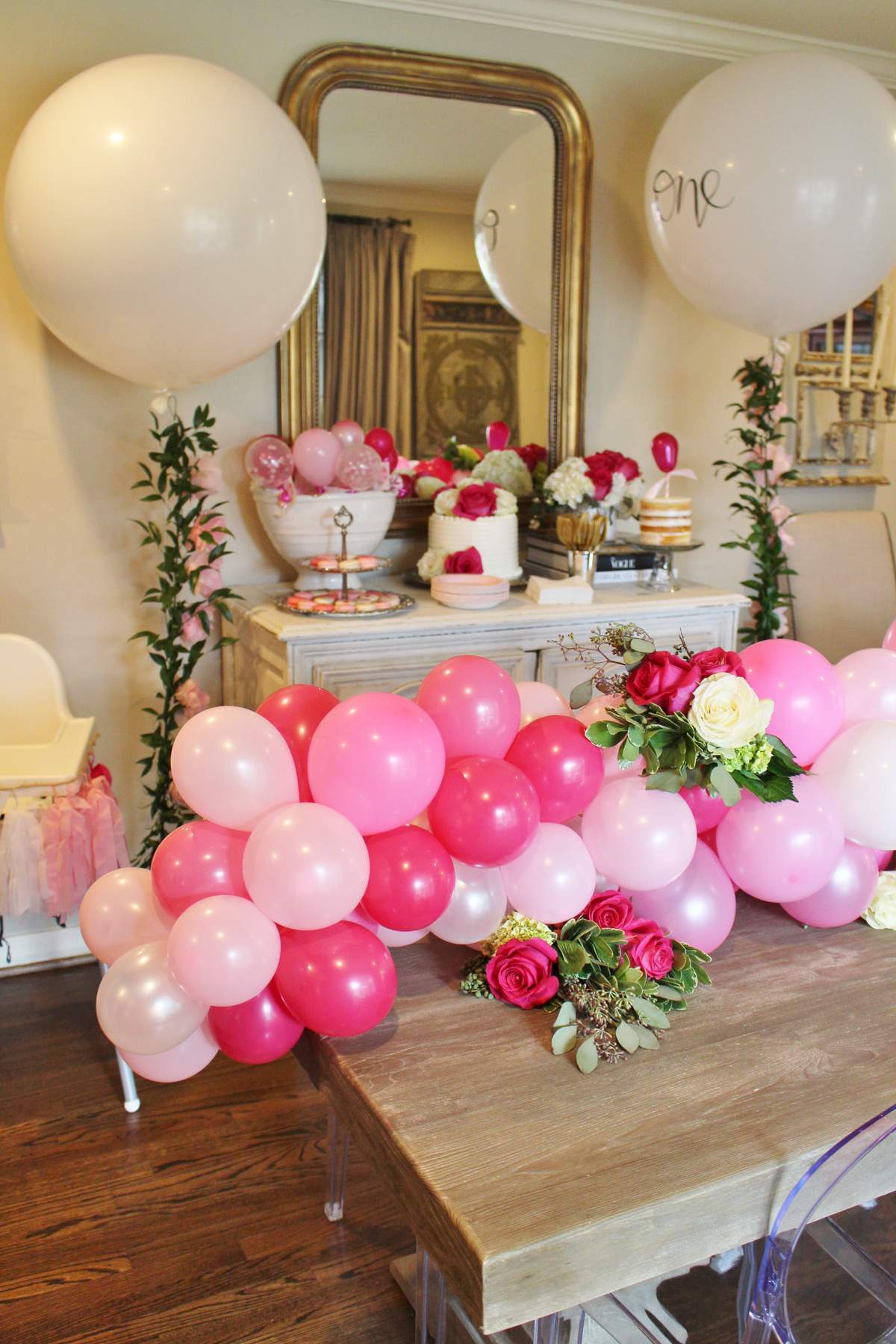 Balloons / Birthday " Beautiful Balloons for Eliza's 1st Birthday Party ...