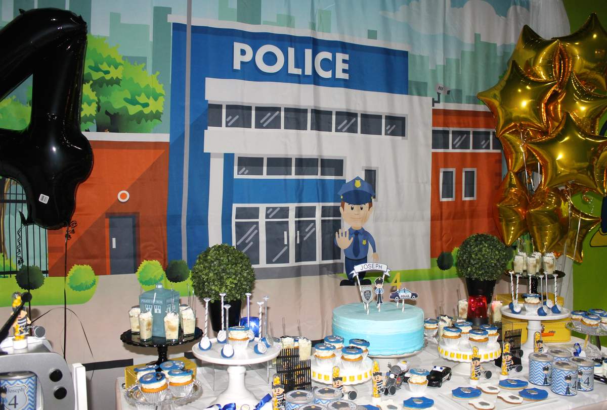 Police Birthday Party Ideas | Photo 7 of 16 | Catch My Party