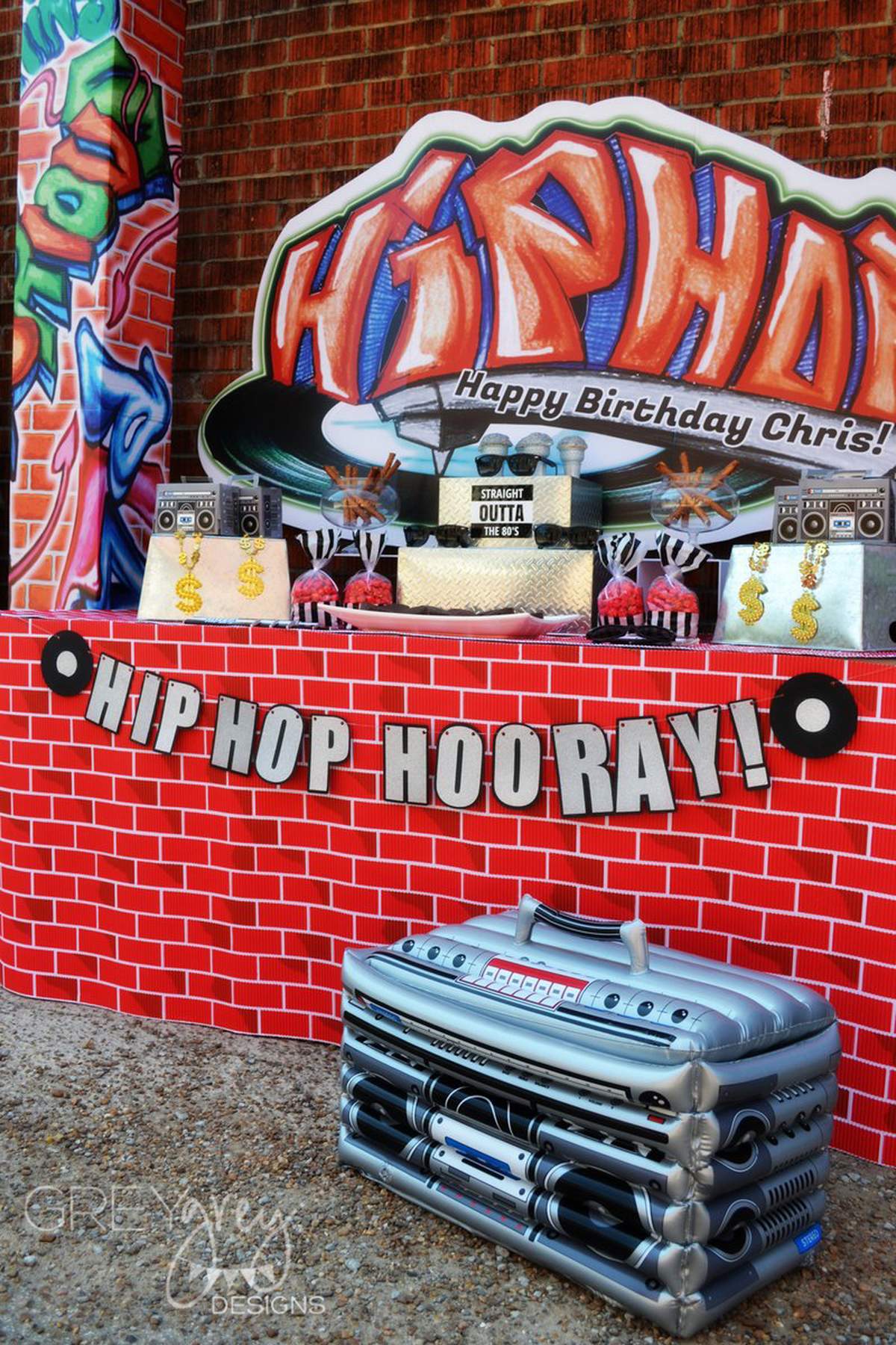 Hip Hop Birthday Party Ideas | Photo 12 of 35 | Catch My Party
