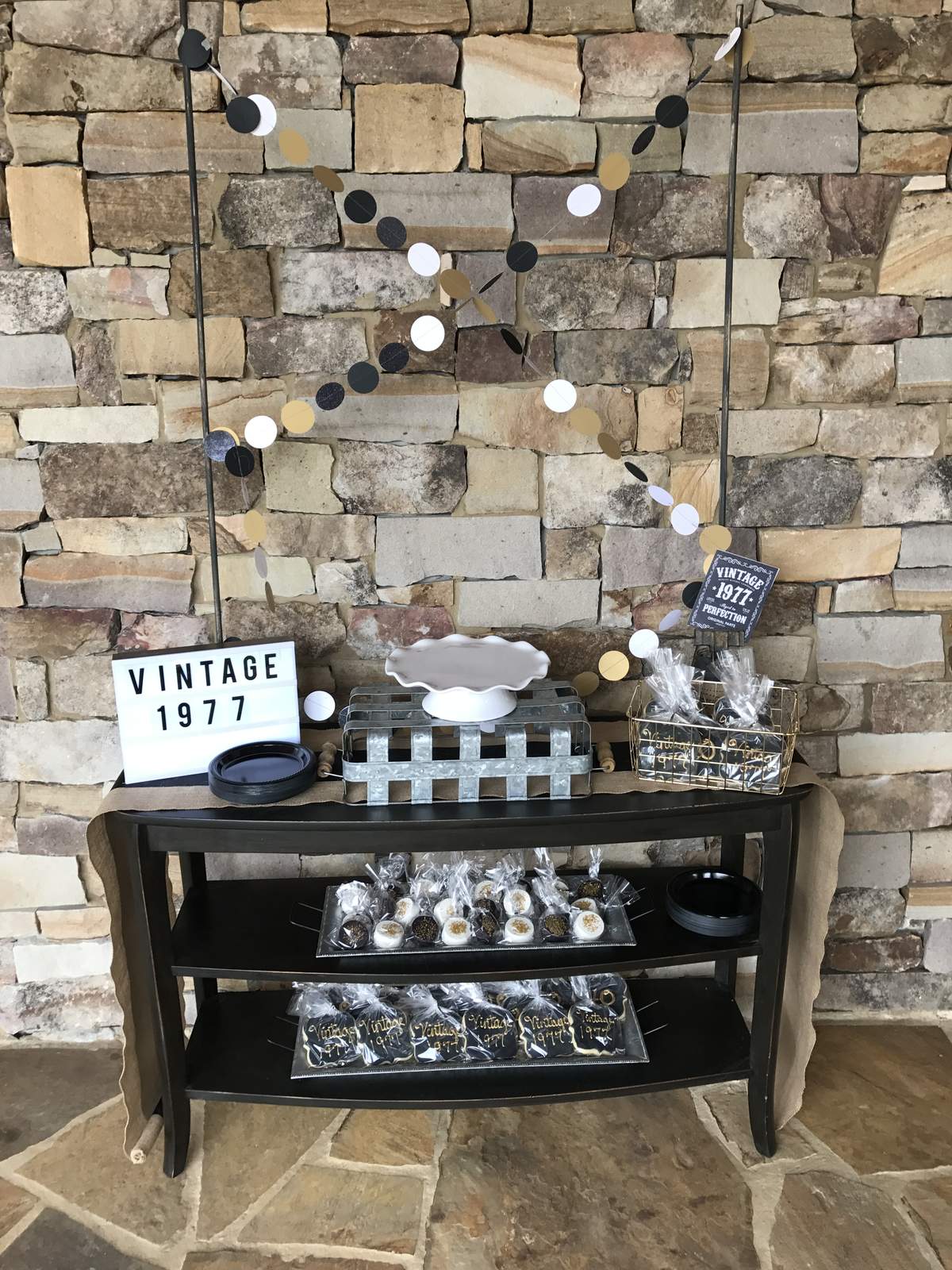 Vintage 1977 Birthday Party Ideas | Photo 1 of 32 | Catch My Party