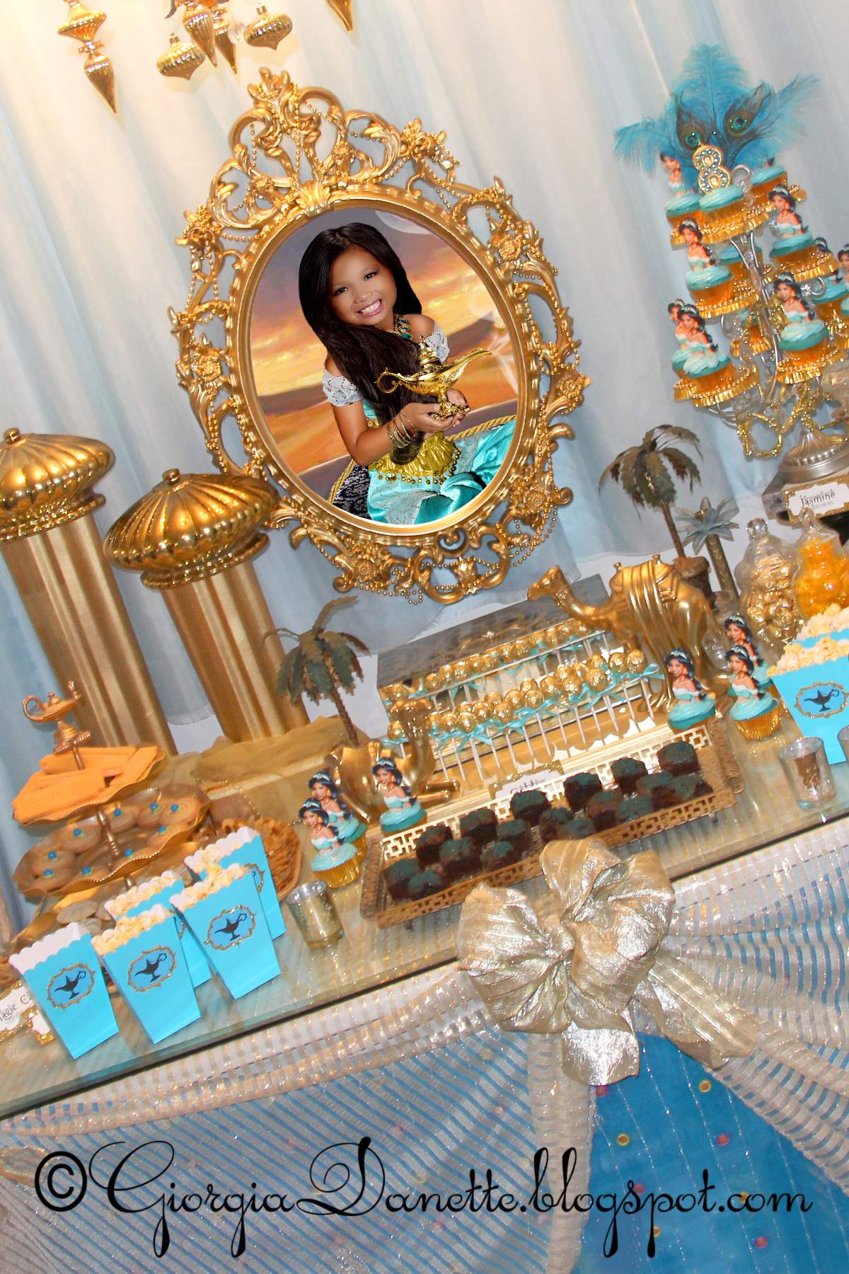 Jasmine Party Birthday Party Ideas | Photo 22 of 30 | Catch My Party