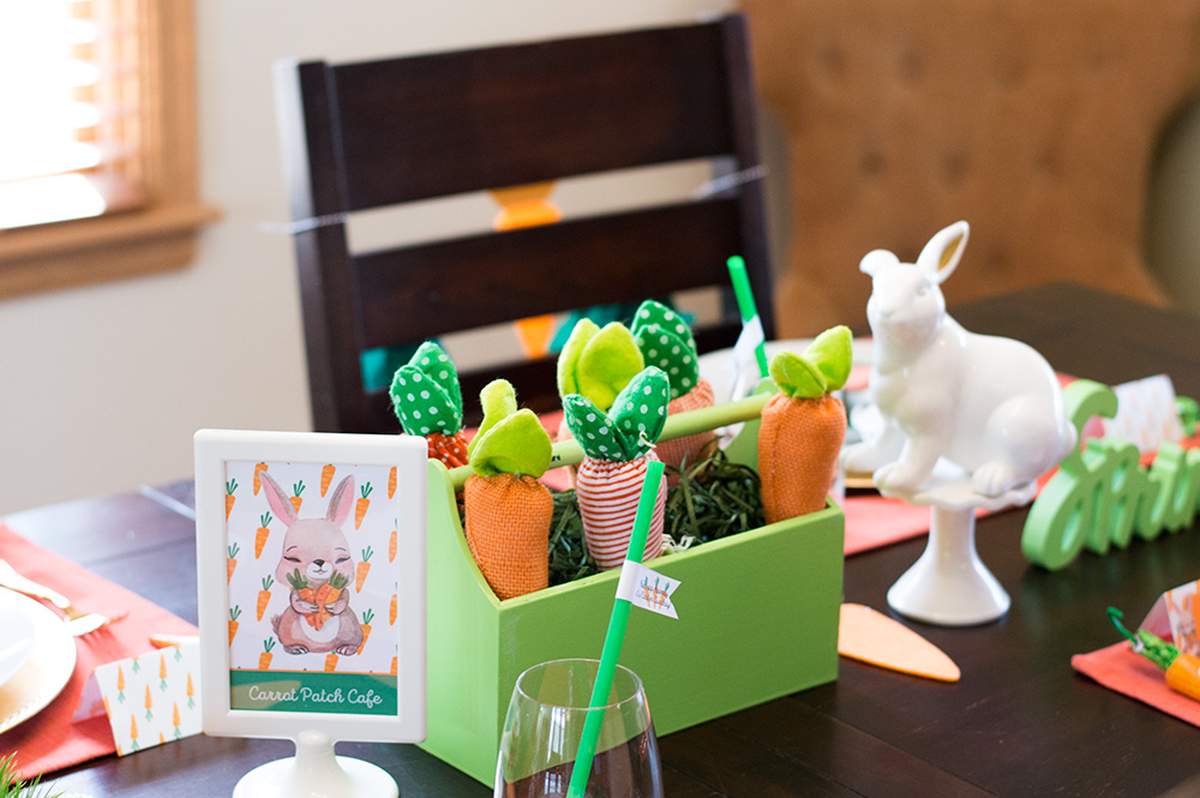 Carrot Patch Easter Party Ideas | Photo 1 of 28 | Catch My Party