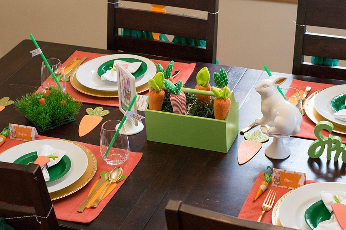 Carrot Patch Easter Party Ideas | Photo 1 of 28 | Catch My Party