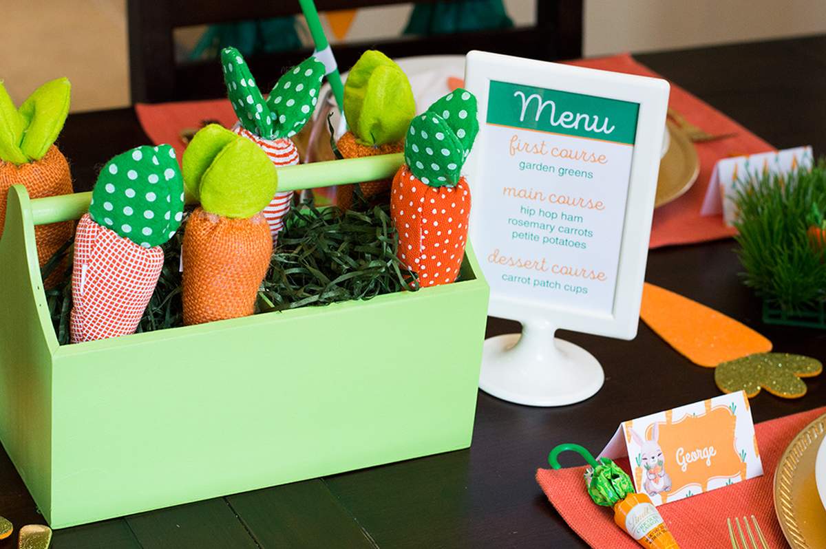 Carrot Patch Easter Party Ideas | Photo 1 of 28 | Catch My Party