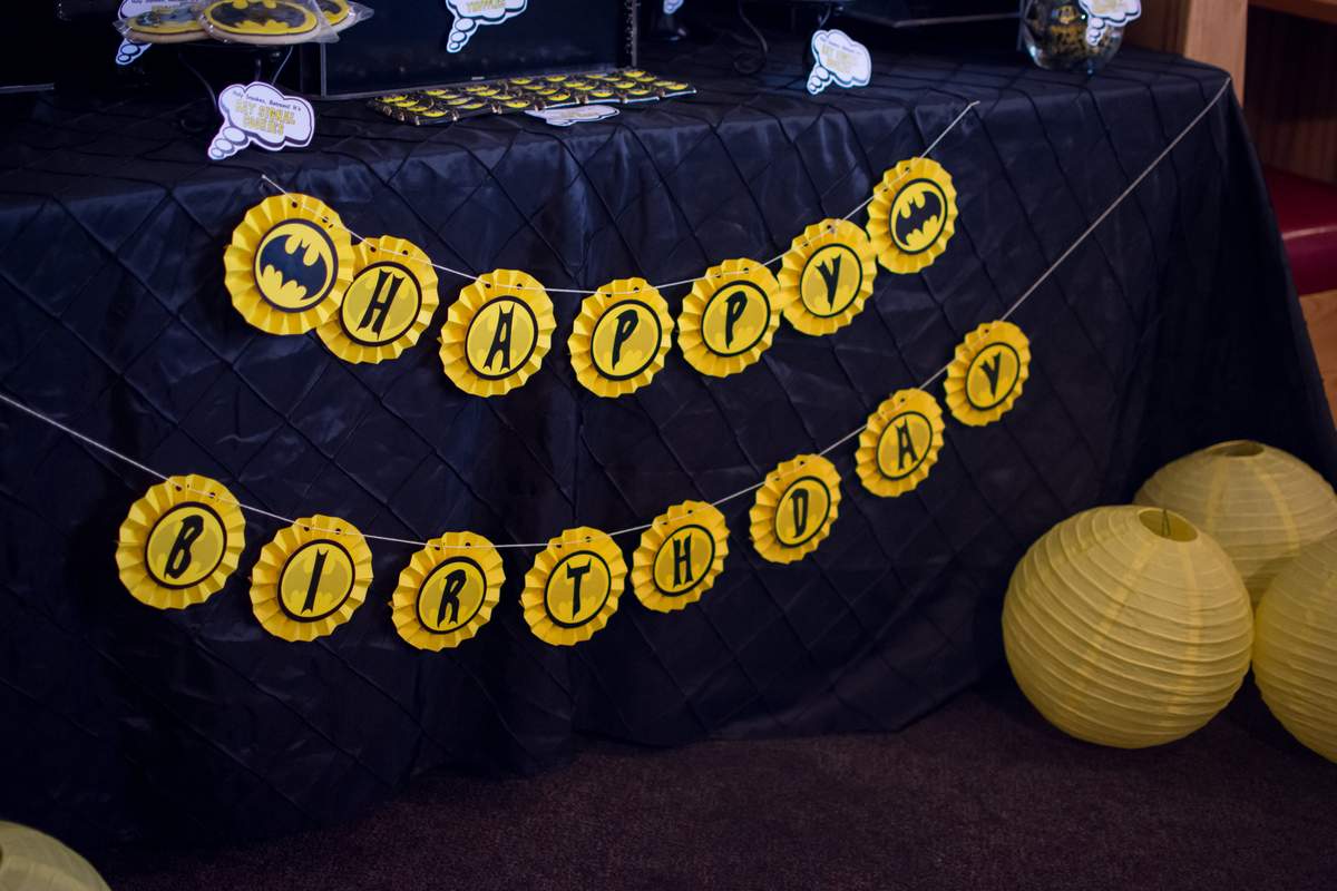Batman Inspired Birthday Party Ideas | Photo 1 of 63 | Catch My Party