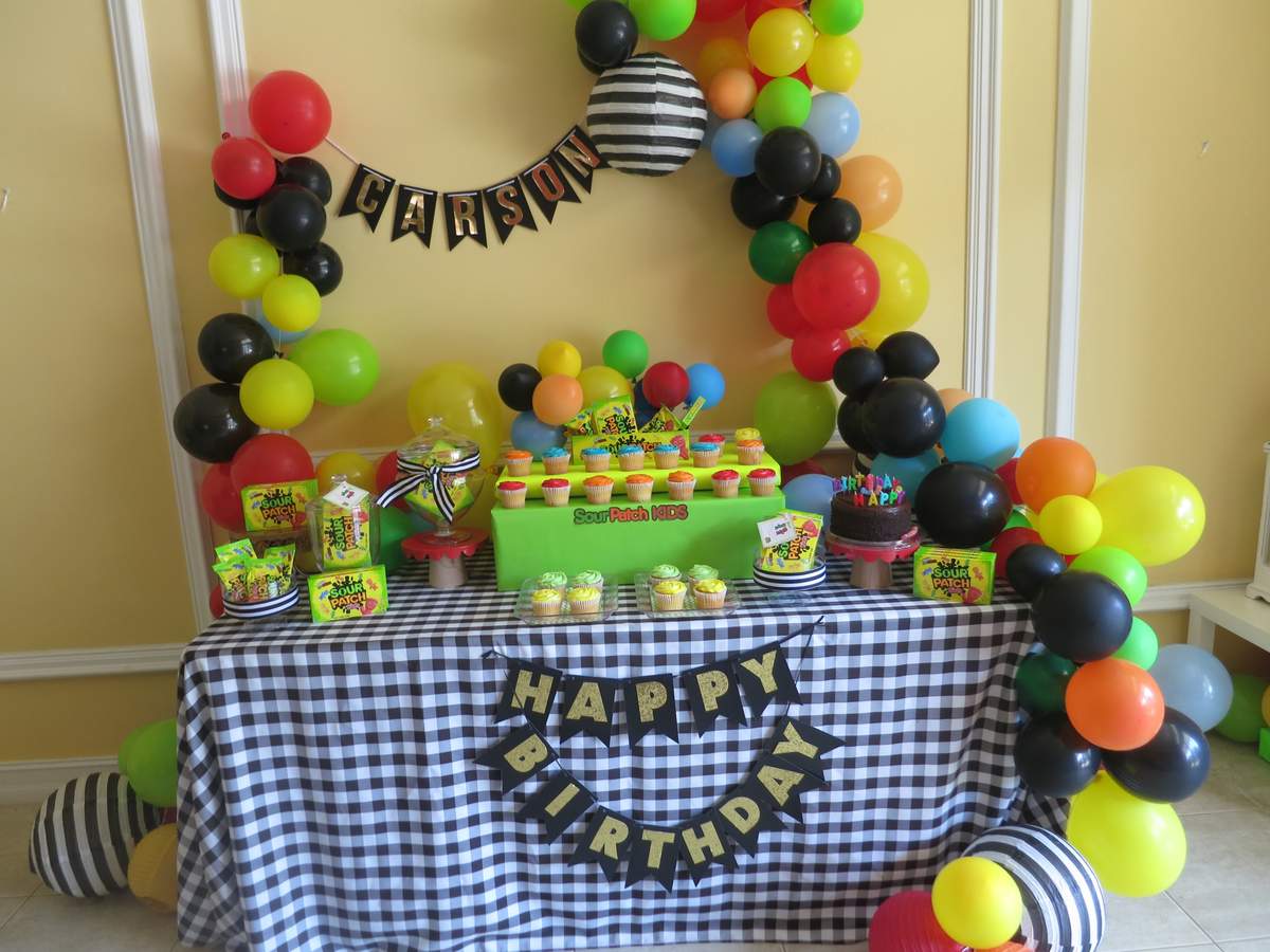 SOUR PATCH KIDS / Birthday "Carson's Sour Patch Game Truck Party ...
