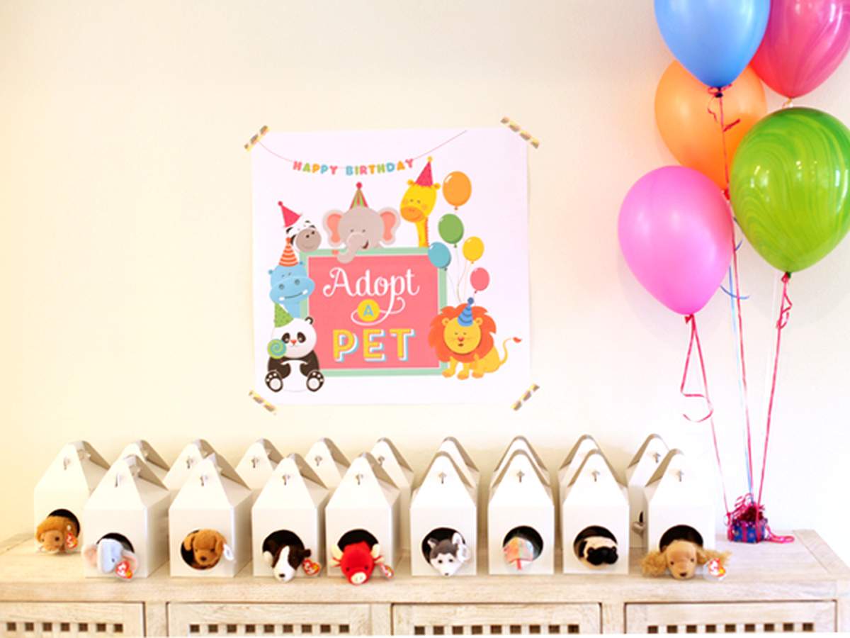 Pet Adoption Birthday Party Ideas | Photo 2 of 28 | Catch My Party