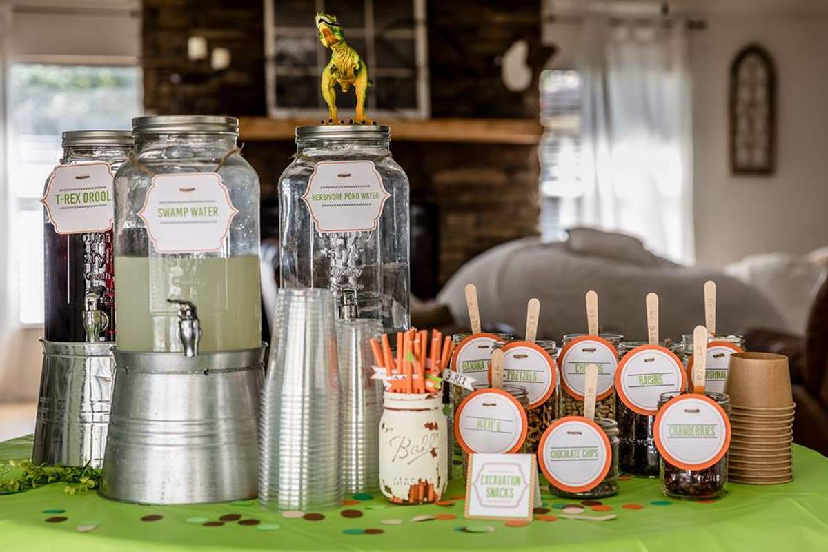 Dinosaurs and Fossils Birthday Party Ideas | Photo 1 of 21 | Catch My Party