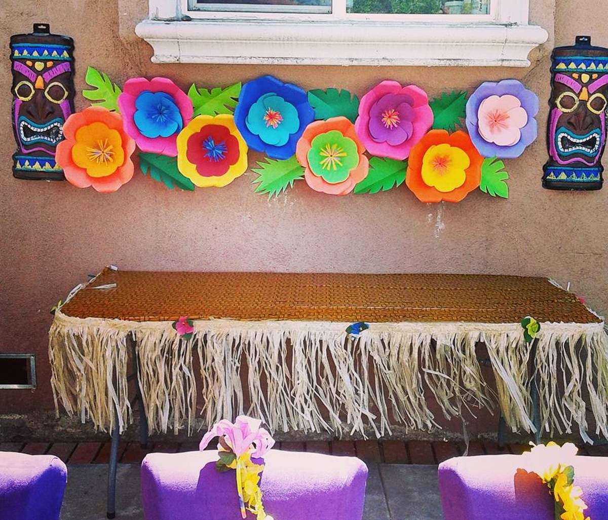 Moana's party theme setup Birthday Party Ideas | Photo 4 of 23 | Catch ...