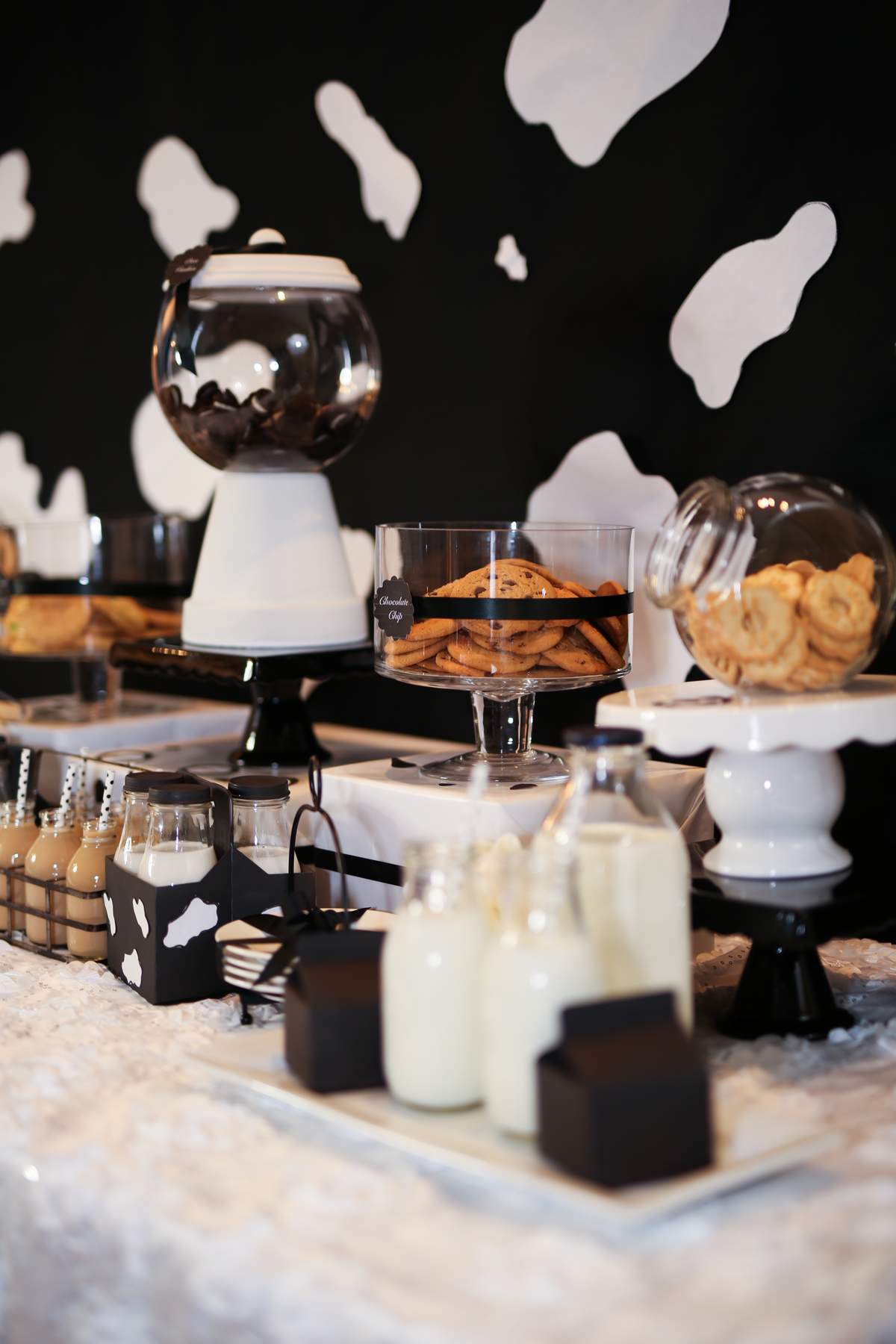 Milk and Cookies Cookie and Candy Buffet Party Ideas | Photo 3 of 8 ...