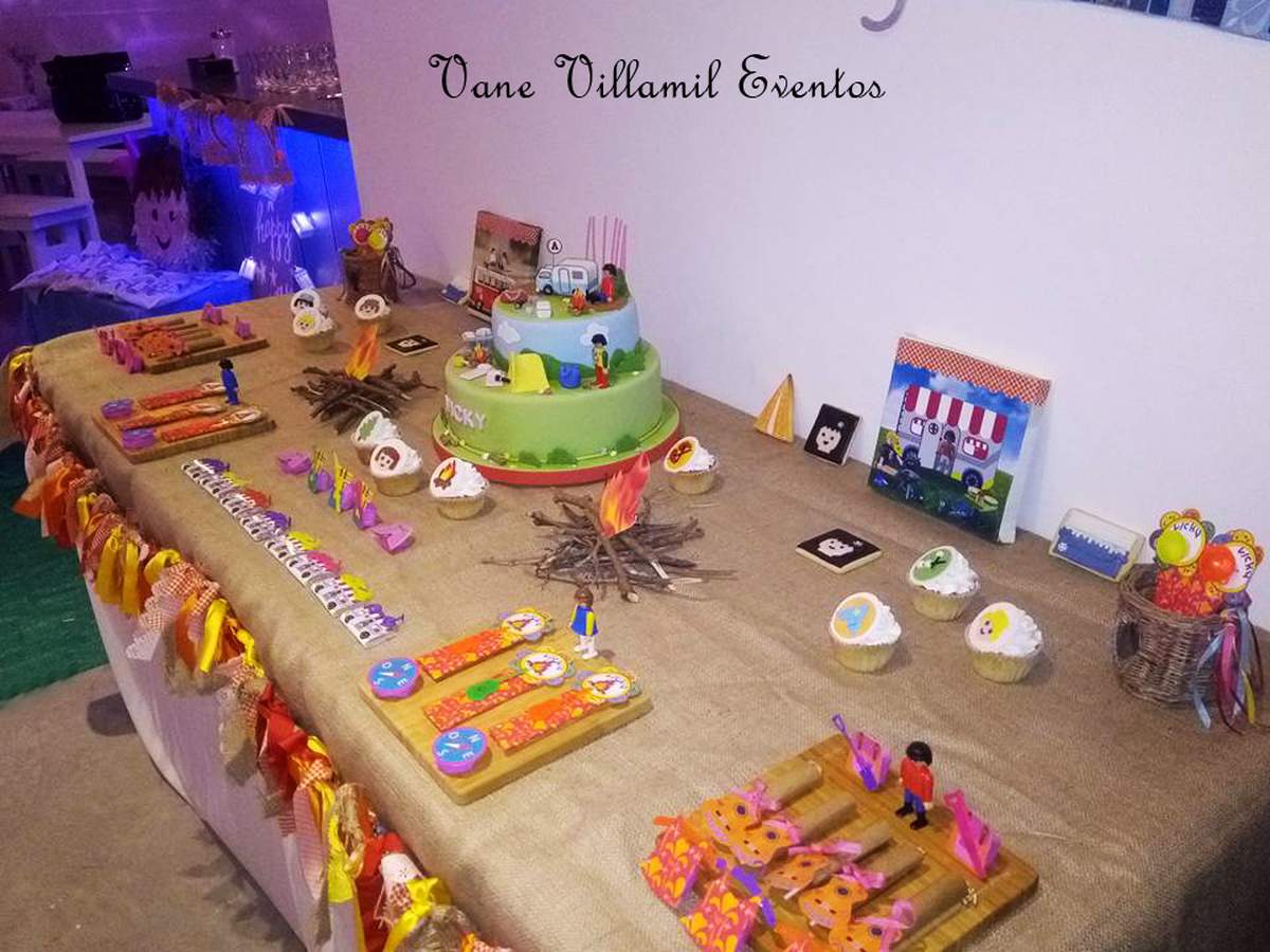 PLAYMOBIL CAMPING Birthday Party Ideas | Photo 10 of 29 | Catch My Party