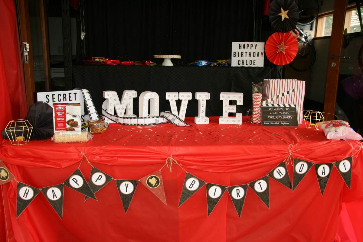 Outdoor Cinema Party Birthday Party Ideas | Photo 22 of 29 | Catch My Party