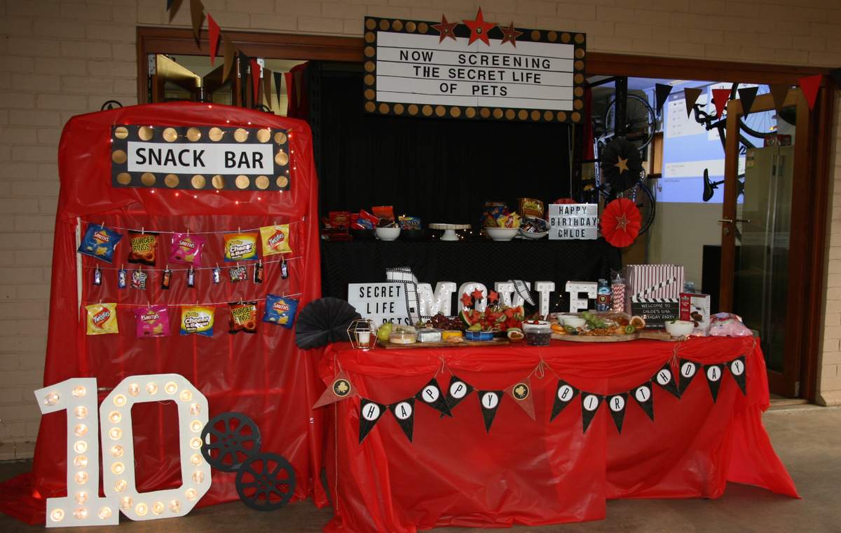 Outdoor Cinema Party Birthday Party Ideas | Photo 22 of 29 | Catch My Party