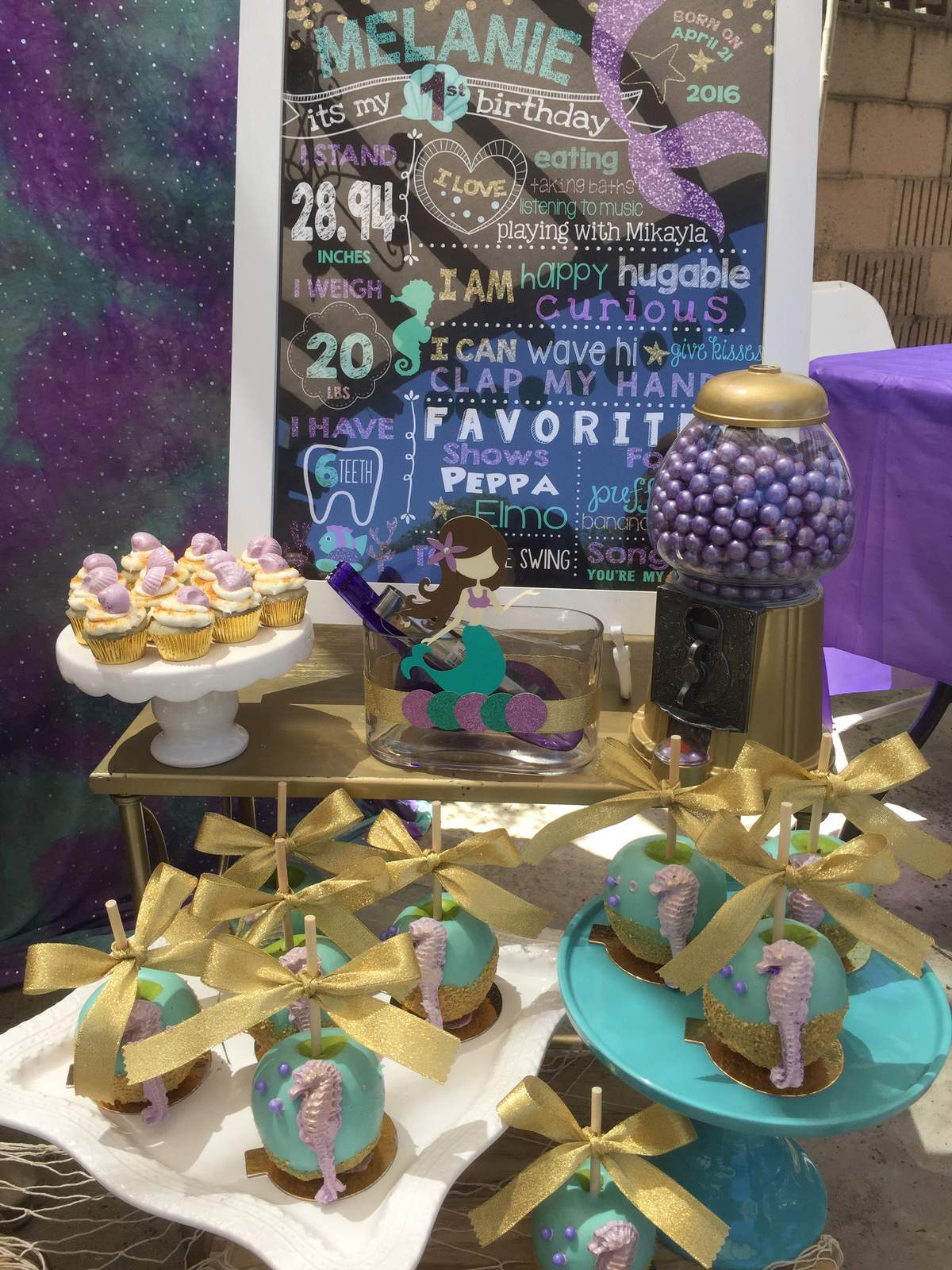 Mermaid Birthday Party Ideas | Photo 7 of 26 | Catch My Party