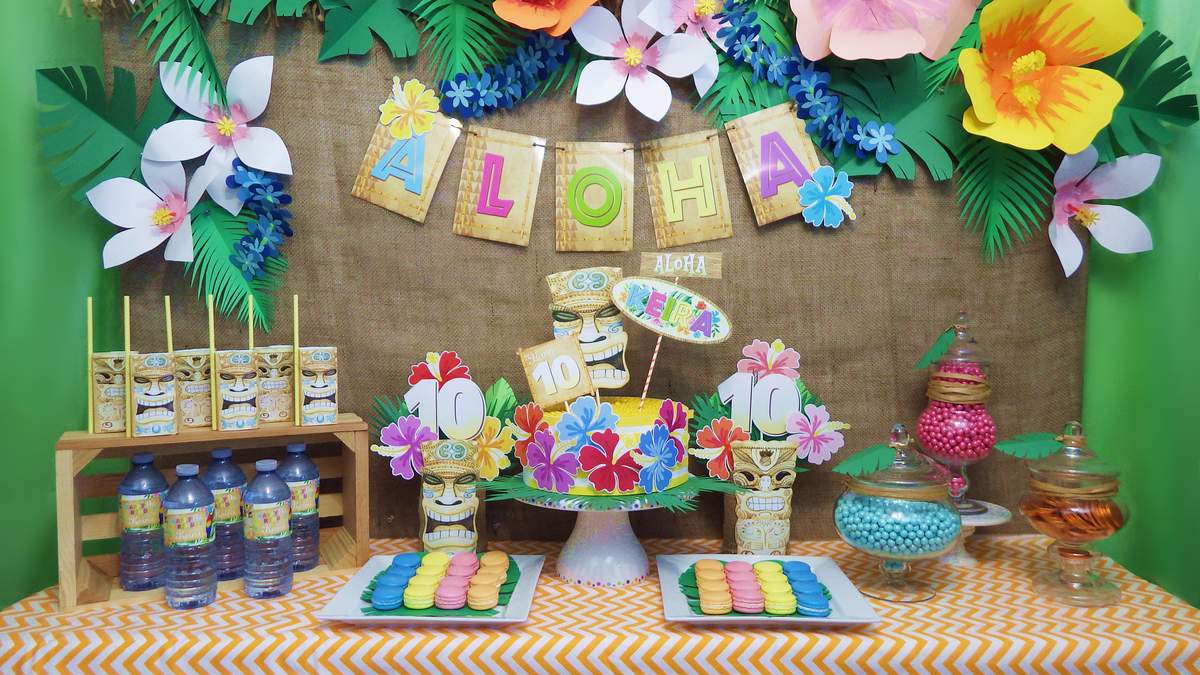 Luau Birthday Party Ideas | Photo 1 of 27 | Catch My Party