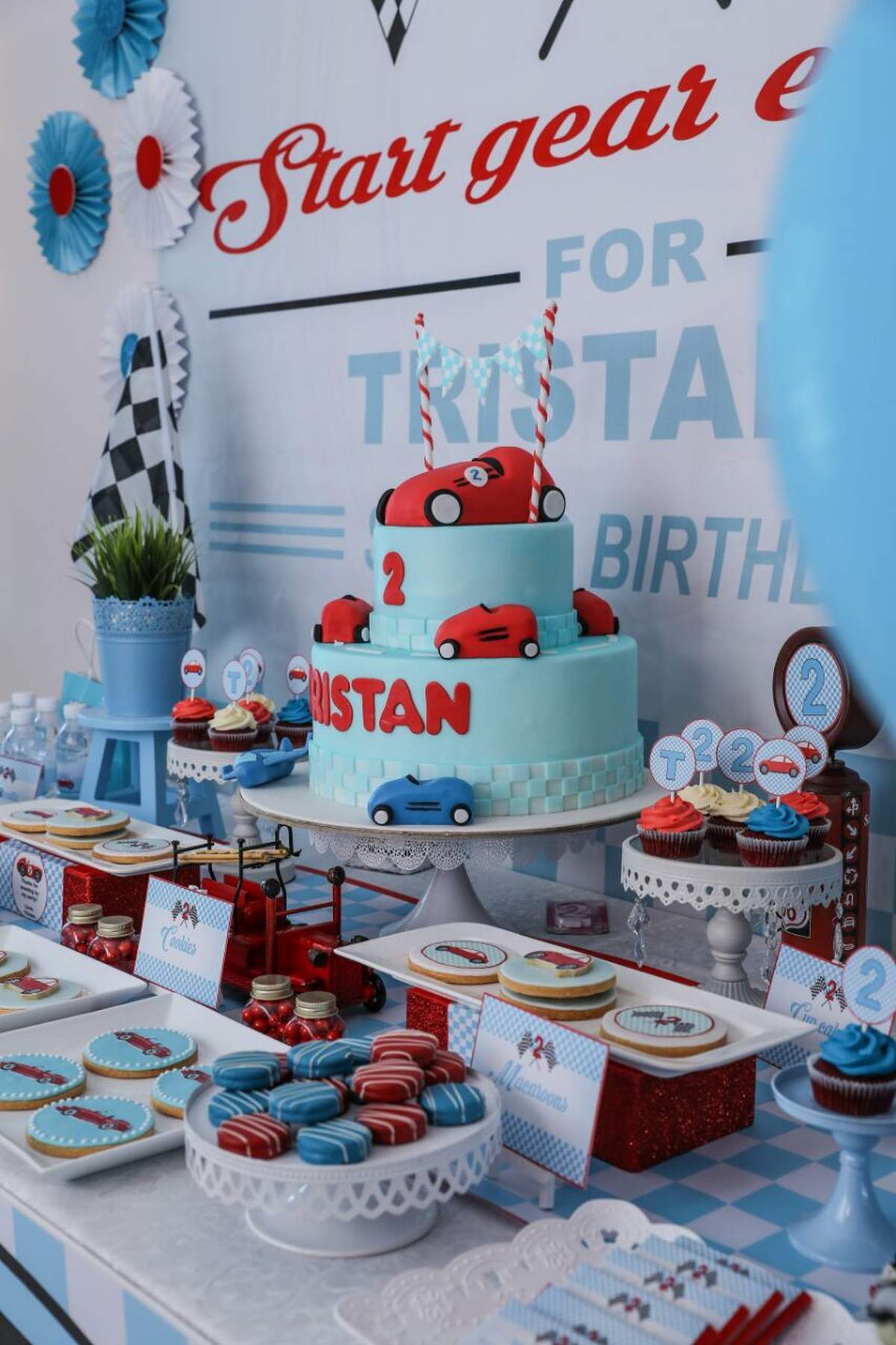 Cars Theme Birthday Party Ideas Photo 3 of 14 Catch My Party