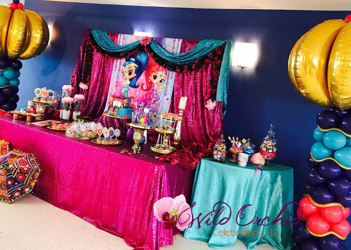 Shimmer and Shine Birthday Party Ideas | Photo 8 of 90 | Catch My Party