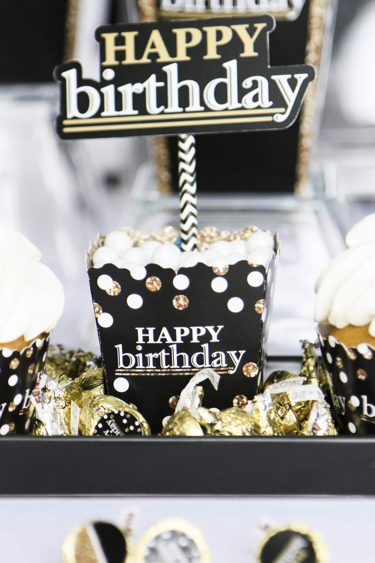Gold Birthday Party Ideas | Photo 1 of 12 | Catch My Party
