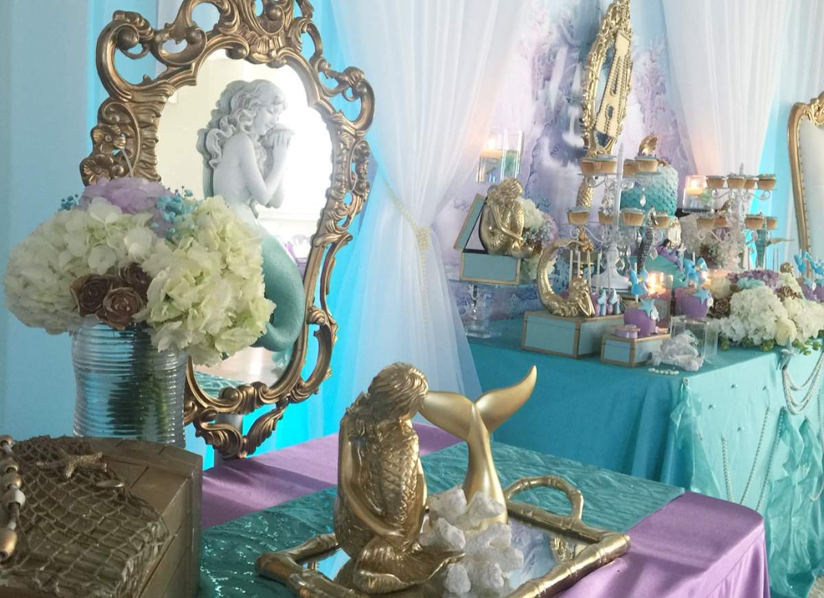 Mermaids Baby Shower Party Ideas | Photo 8 of 20 | Catch My Party