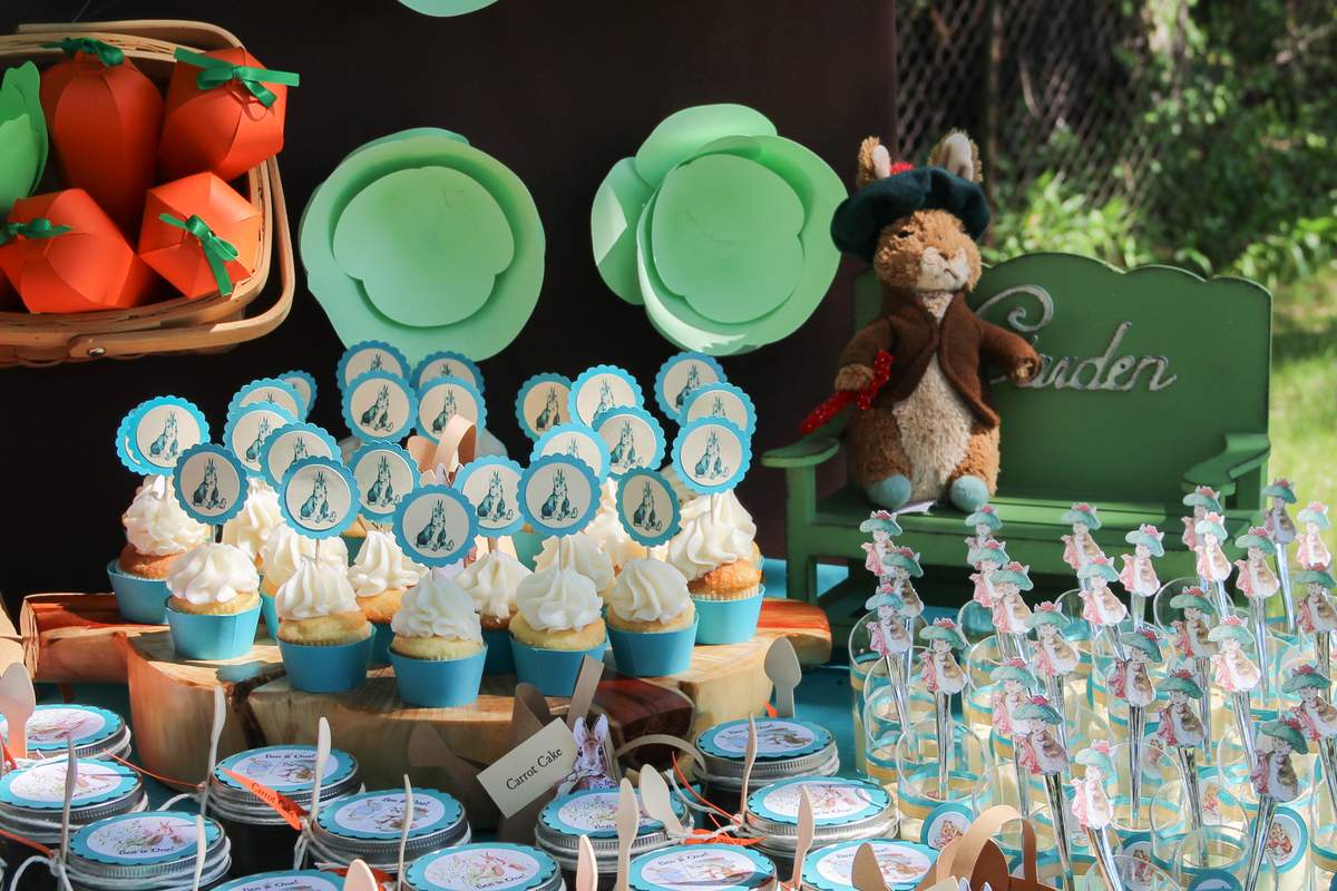 Benjamin Bunny - Beatrix Potter Birthday Party Ideas | Photo 13 of 40 ...