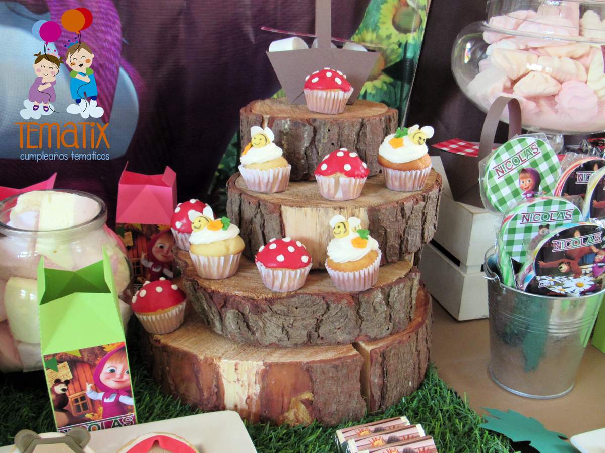 Masha and the Bear Birthday Party Ideas | Photo 5 of 6 | Catch My Party