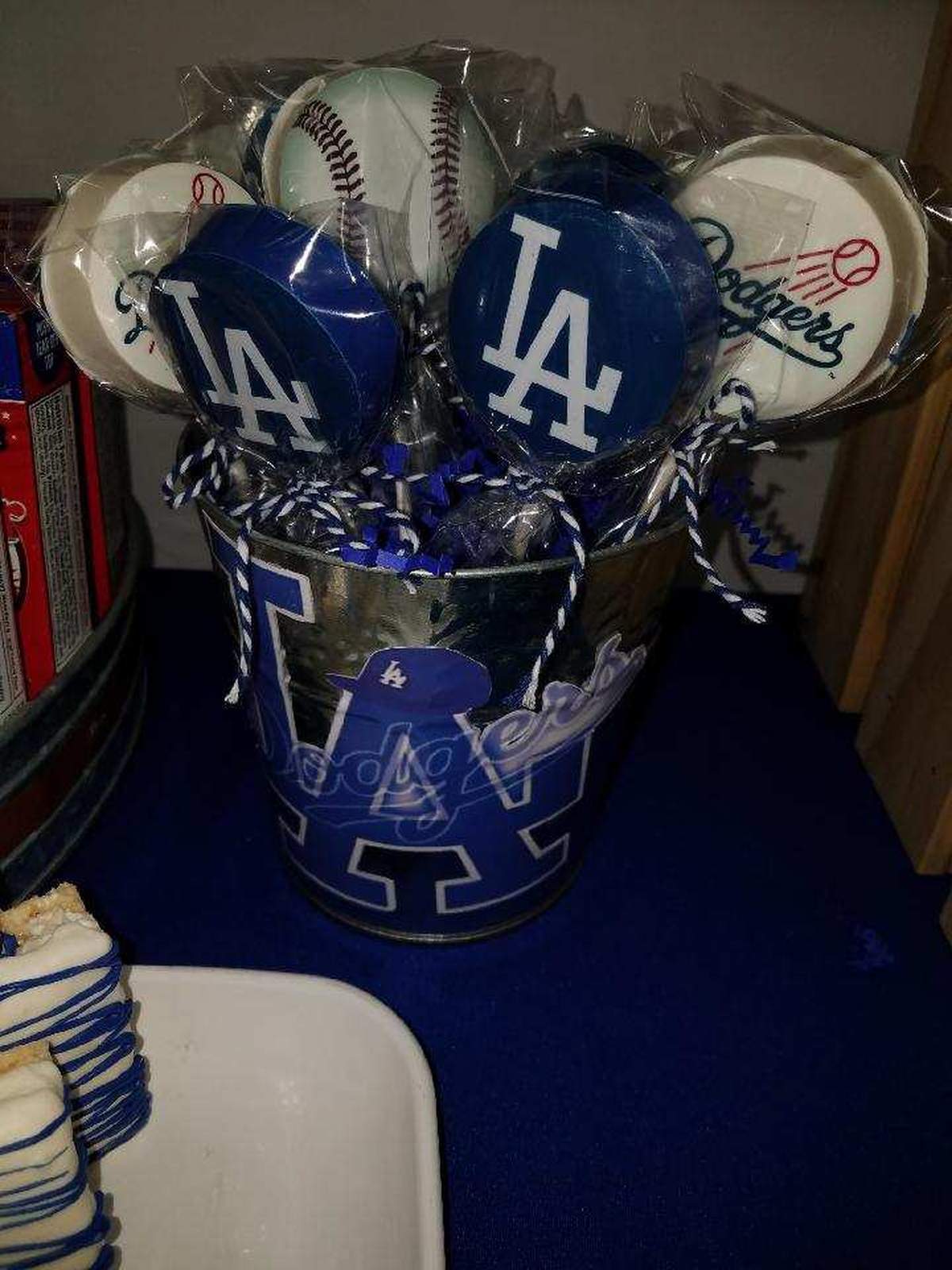 Dodgers baseball Birthday Party Ideas | Photo 4 of 23 | Catch My Party