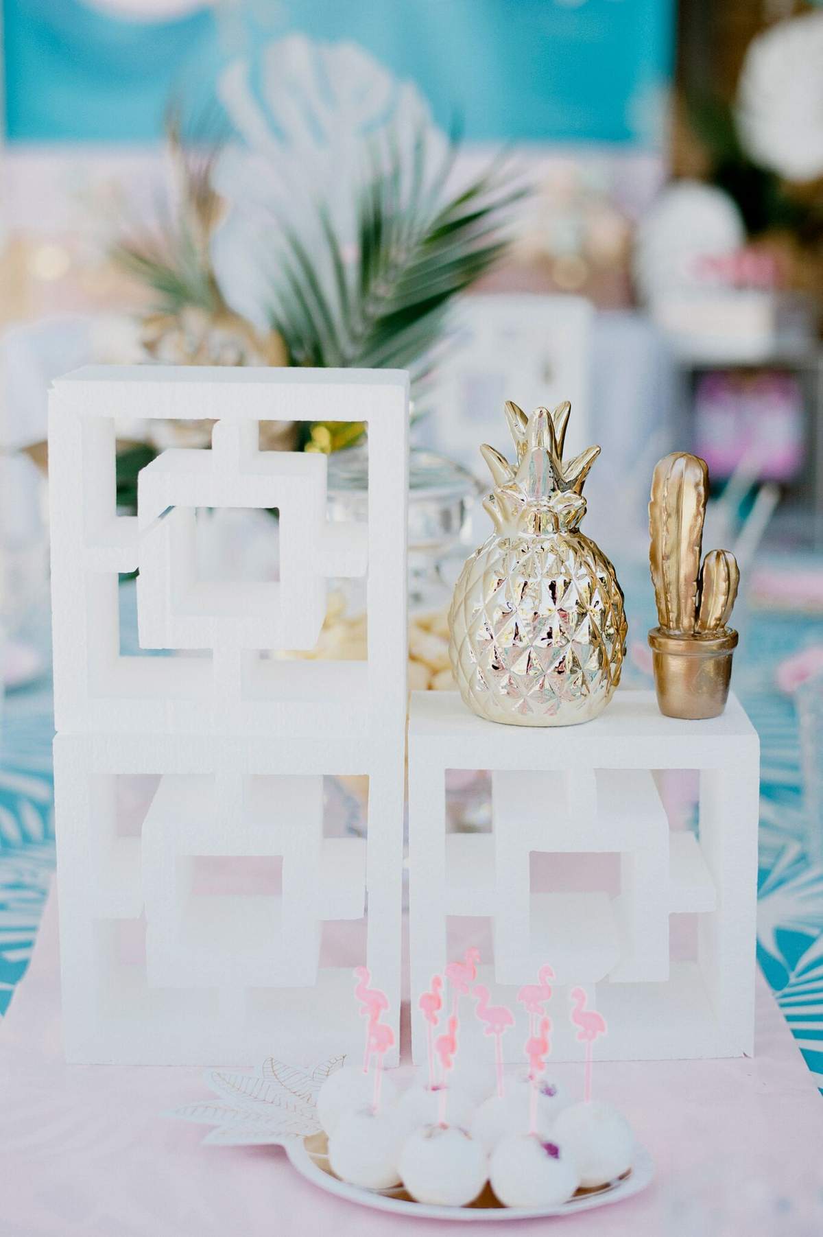 Pastel and Retro Palm Sprinngs Birthday Party Ideas | Photo 5 of 20 ...